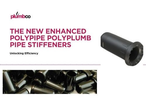 Enhanced Polyplumb Pipe Stiffeners: Polypipe's Latest Innovation