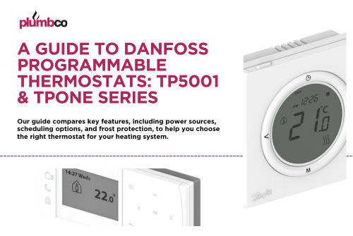 Danfoss TP5001 & TPOne Thermostats – Compare Models | Plumbco